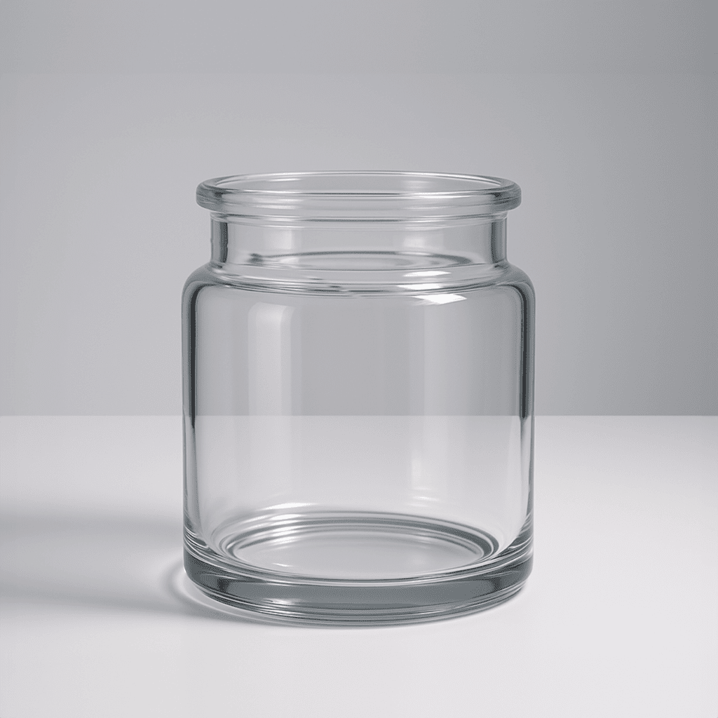 Glass Candle Container - 55cl Round Flat Dish | Cosy Owl | The Home of ...
