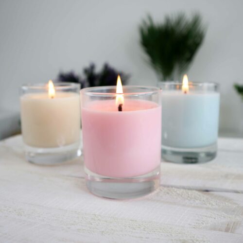 Glass Candle Containers - 20cl Karen Round - Pack Of 12 - Cosy Owl