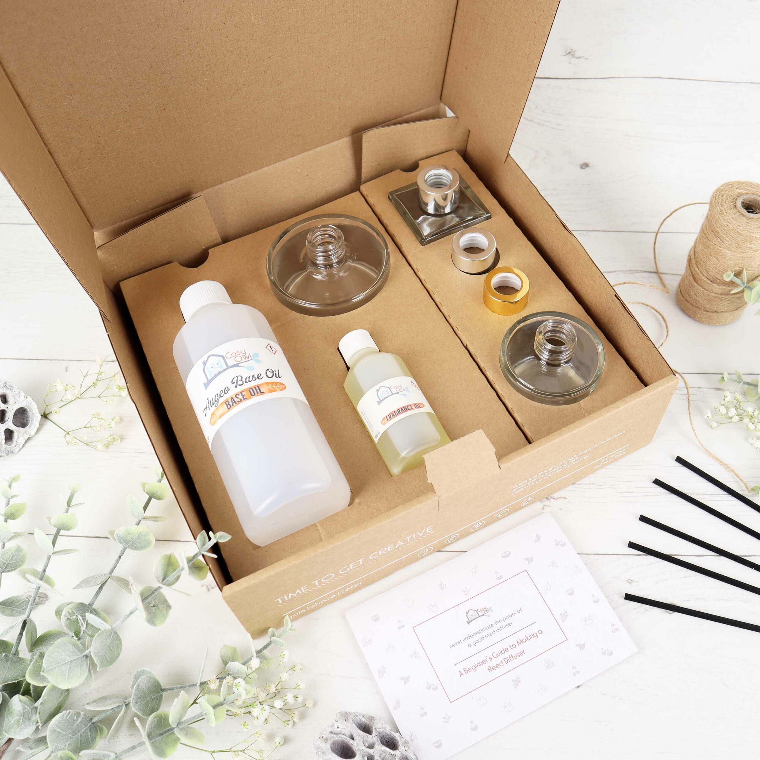 Jasmine Diffuser Making Kit | Cosy Owl | The Home of Candle Making Supplies