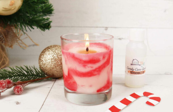 How To Make Candy Cane swirl candles - Cosy Owl