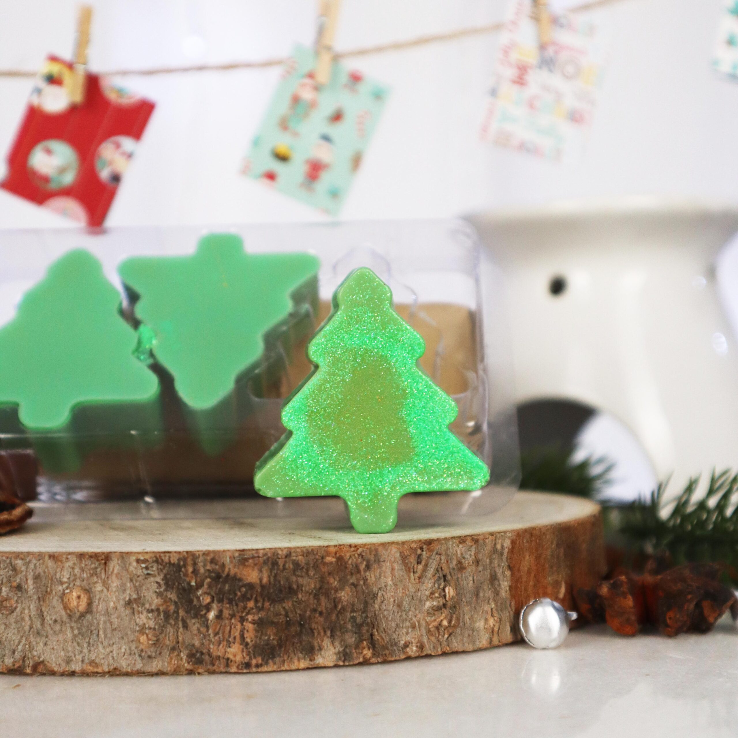 Wax Melt Christmas Tree Mould - 3 | Cosy Owl | The Home of Candle ...