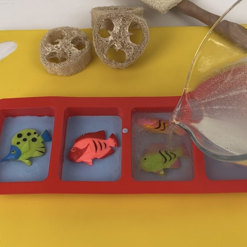 Toy Fish Embedded Soap Guide | Cosy Owl