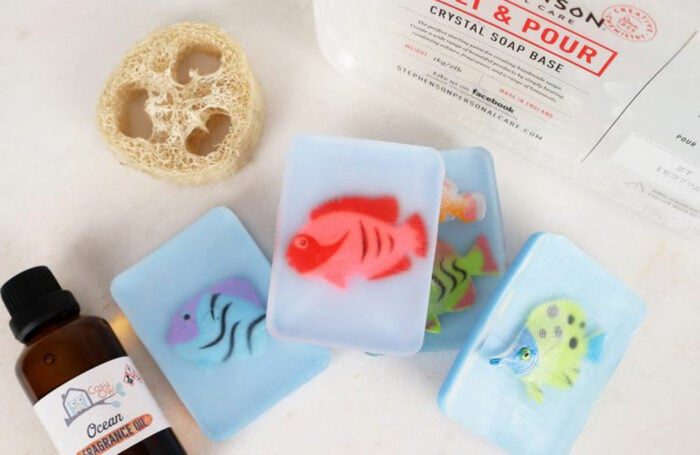Toy Fish Embedded Soap Guide | Cosy Owl