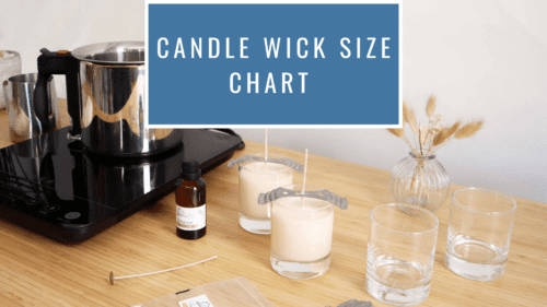 Candle Wick Size Chart Guide | Cosy Owl